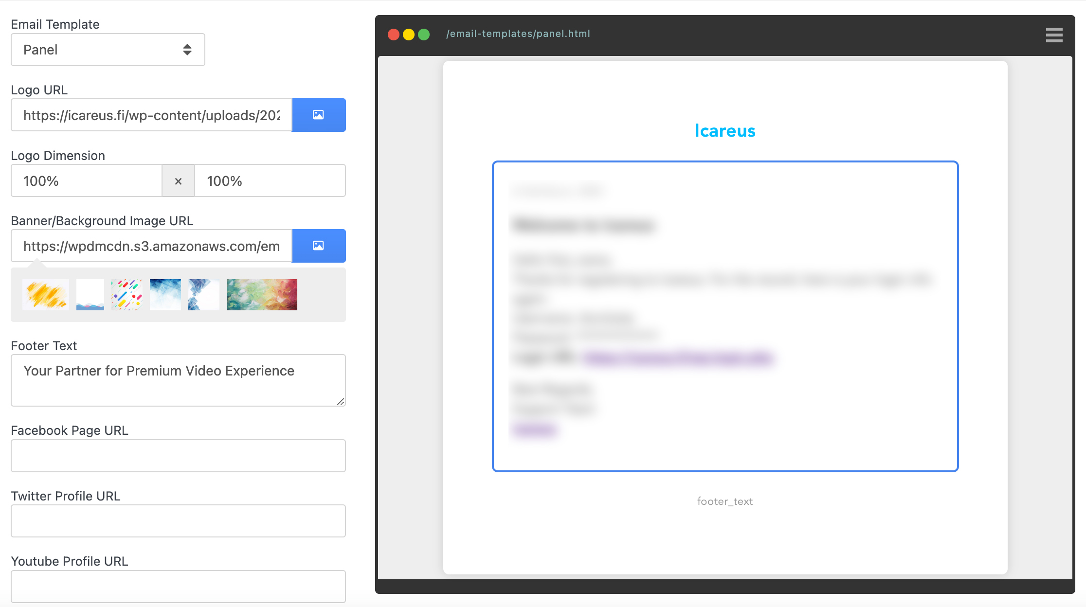 Can't change email template settings - WordPress Download Manager